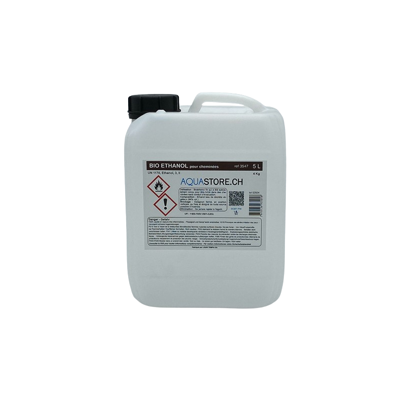 Aquastore | Bioéthanol pour cheminée 5L
